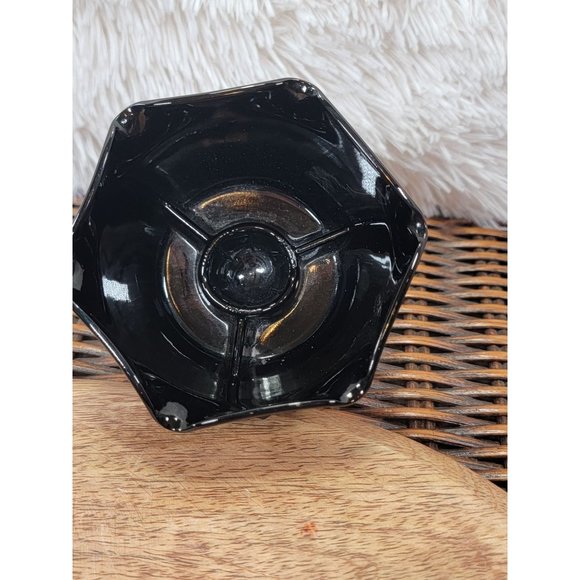 Indiana Glass | Accents | Vintage Black Indiana Glass Diamond Point ...